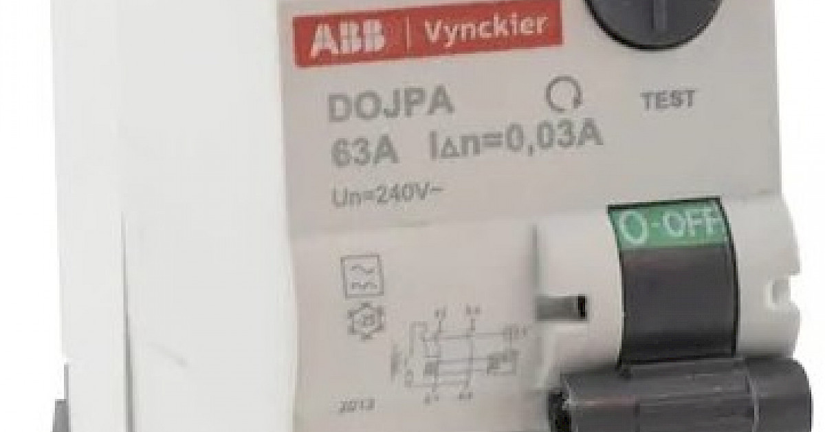 Diff-o-jump diff.-schakelaar type a 2p 40a 30ma (Nr.: ELEK0004)