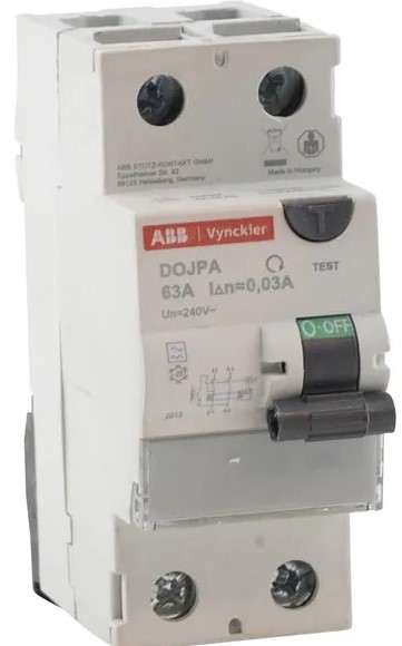 Diff-o-jump diff.-schakelaar type a 2p 40a 30ma (Nr.: ELEK0004)