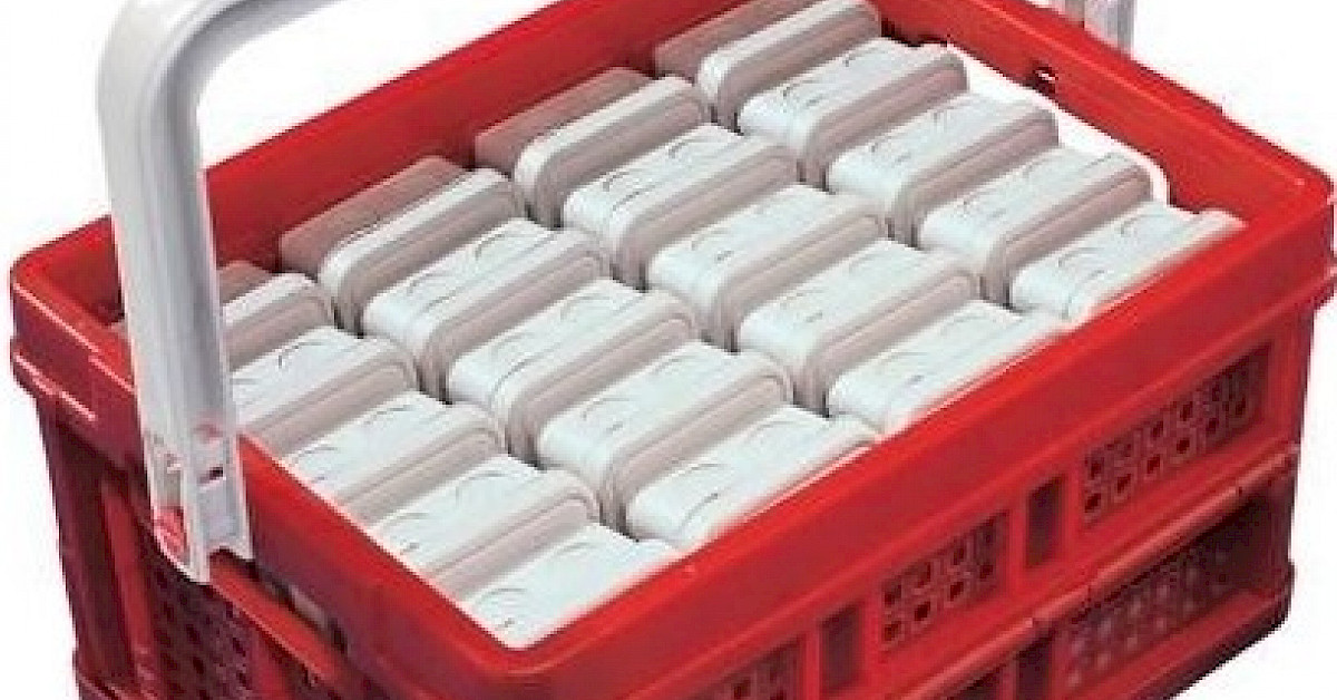 Flex-o-box junior in the box 40 x 2,5mm2 rode draagmand (Nr.: ELEK0013)